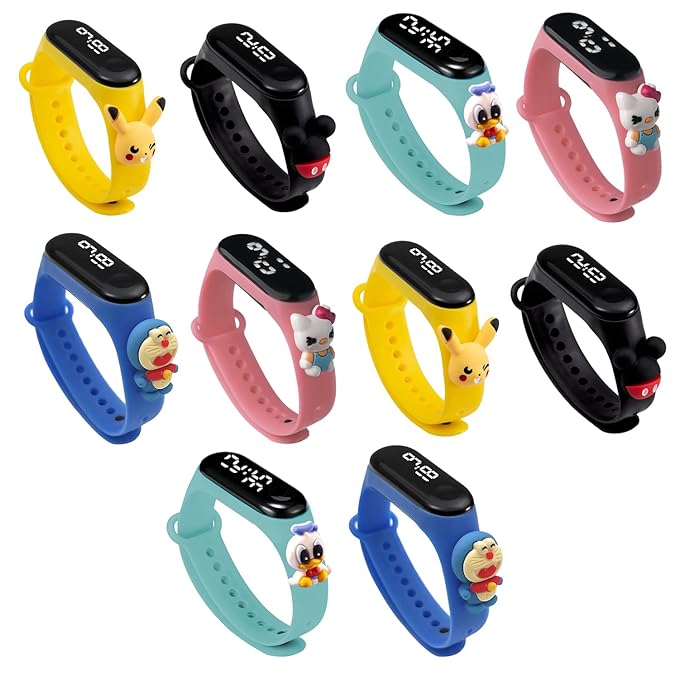LED Wrist Watches – 10 Pcs Birthday Return Gift Ideas for Kids – PartyPropz